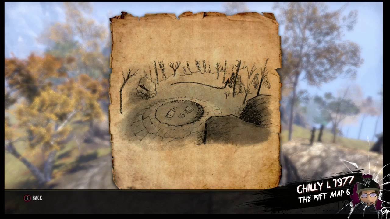 The Elder Scrolls Online The Rift treasure map 6 vi - YouTube