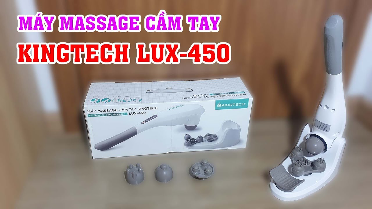 Máy Massage cầm tay KingTech LUX-450 có gì mà nhiều người mua vậy ...
