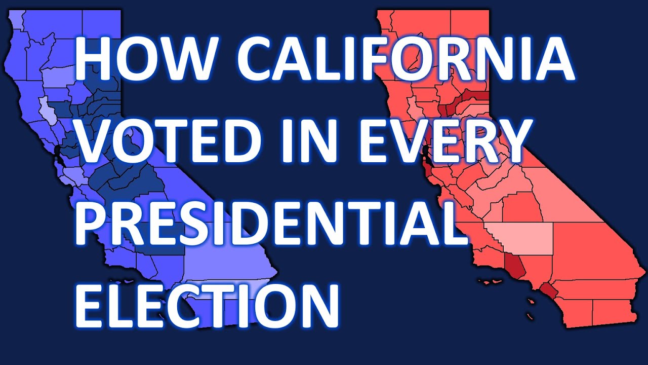 California Presidential Voting History - YouTube