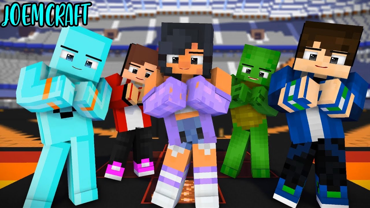 CRAFTEE, EYSTREEM, APHMAU, MAIZEN, MIKEY | GOMY GOMY DANCE | SUPER IDOL ...