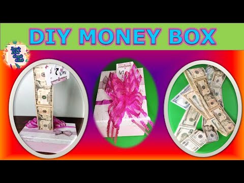 DIY MONEY BOX | PULLING MONEY IN A BOX | DOLLAR IDEA & GIFT TUTORIAL ...