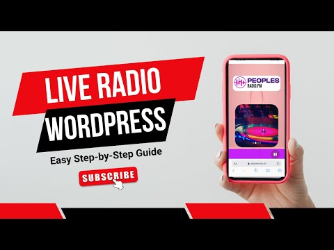 How to add live Radio Player on your Wordpress website - YouTube