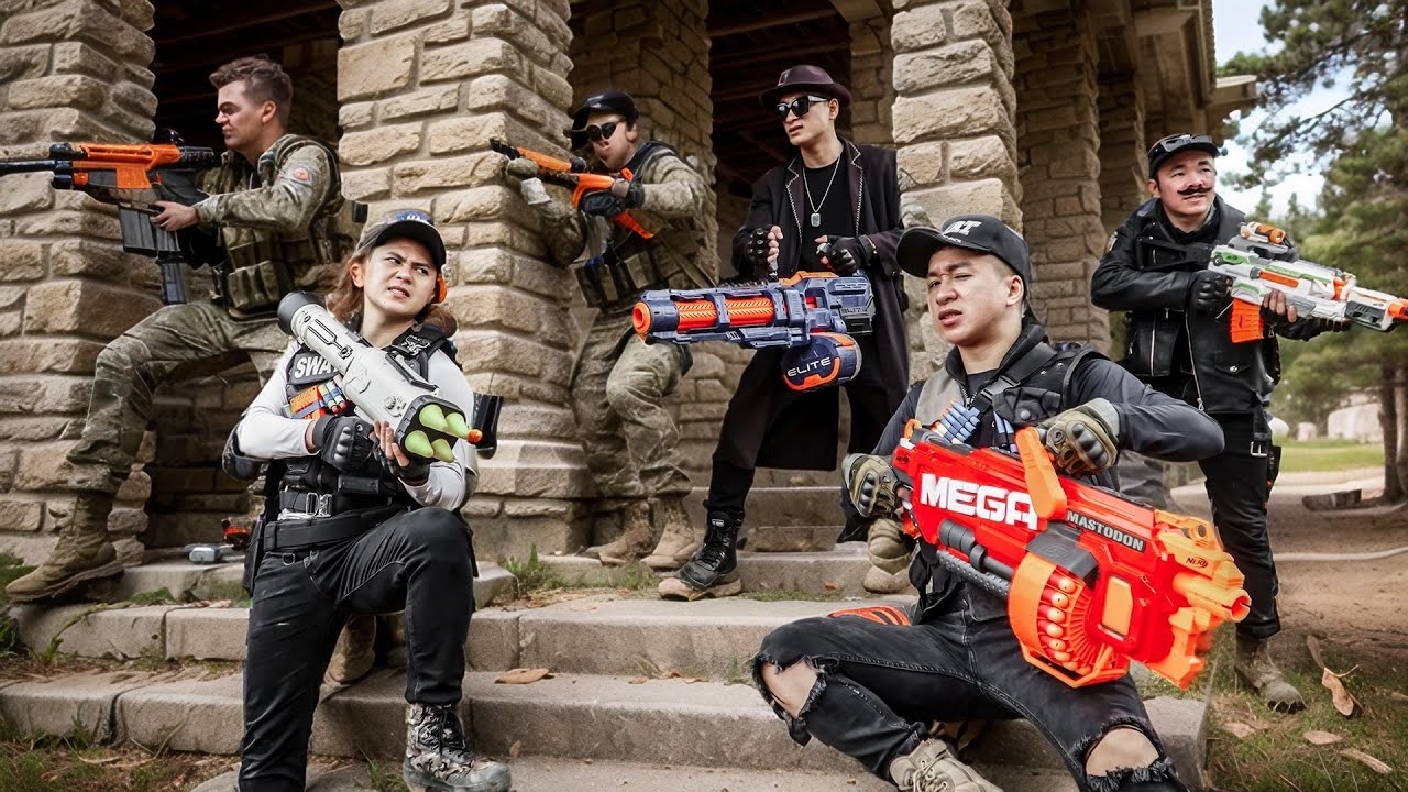 LTT Nerf War : SEAL X Destroys The Enemy Base With Heavy Modified Nerf ...