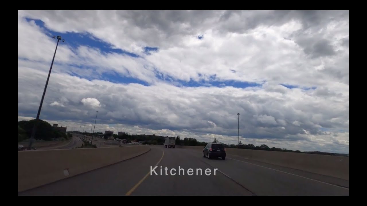 Driving from Kitchener to Hamilton via Highway 8 Dundas - YouTube