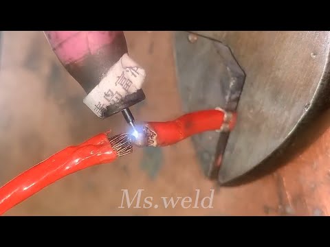 Can the wire be successfully soldered? Factory cold welding technology ...