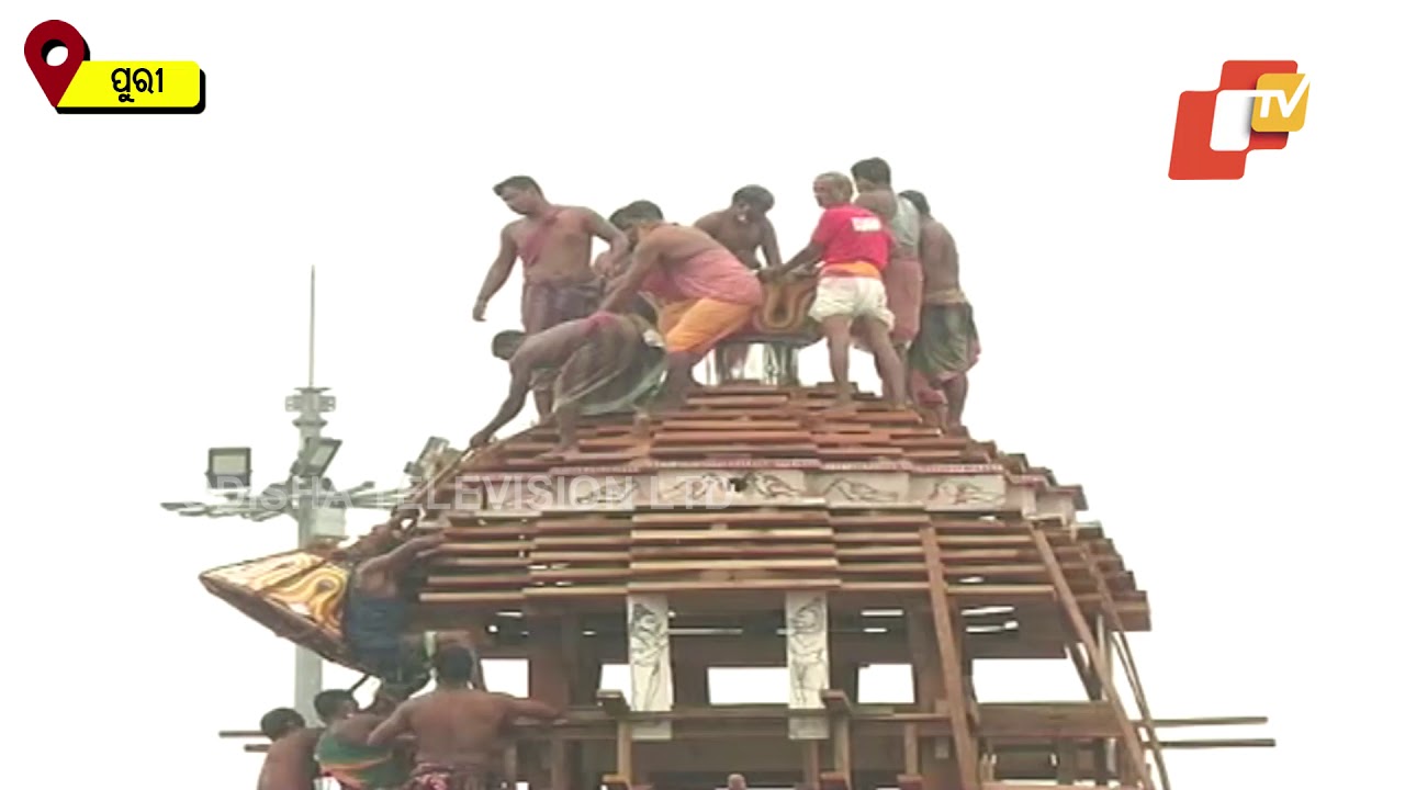 Puri Rath Yatra-Chariot Construction At Its Last Legs - YouTube