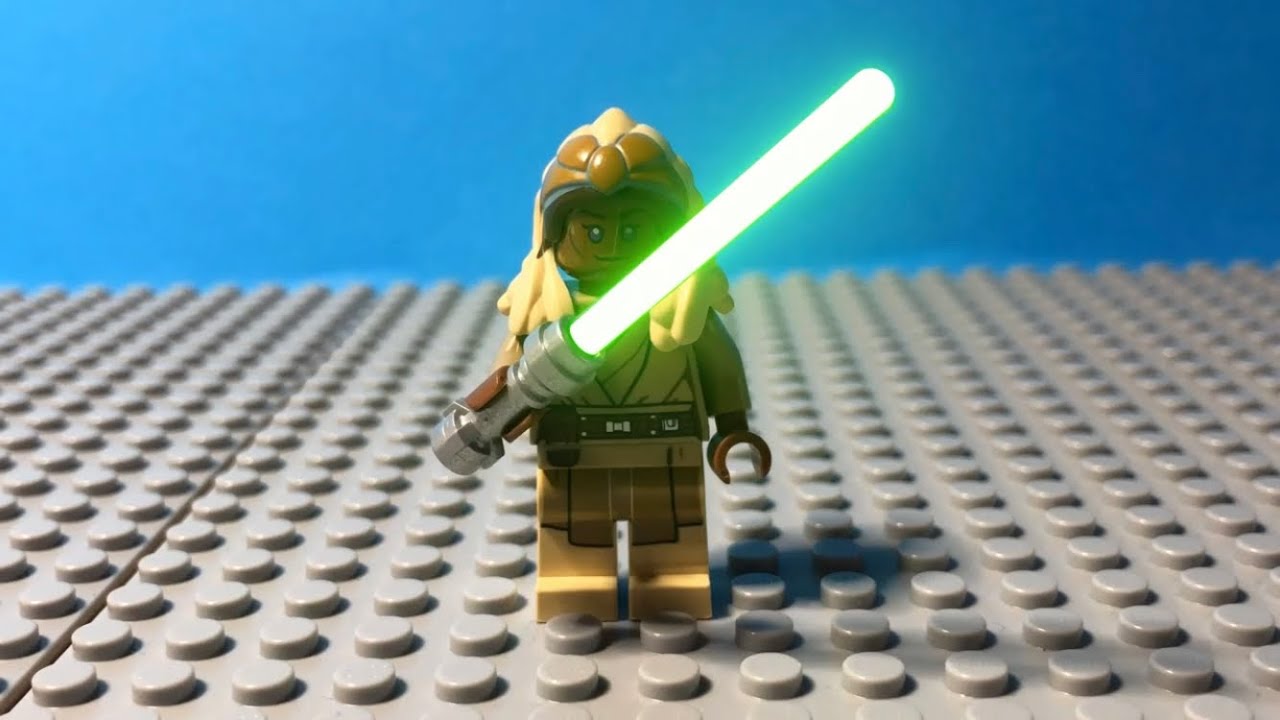 Lego Star Wars Stop Motion Special Effects Test 3 | Lightsabers and ...