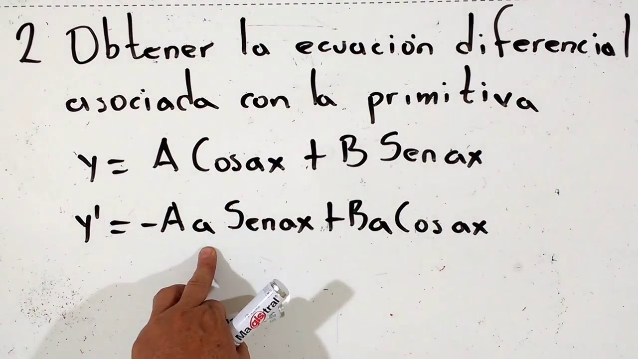 ORIGEN DE LAS ECUACIONES DIFERENCIALES A PARTIR DE UNA FUNCION ...