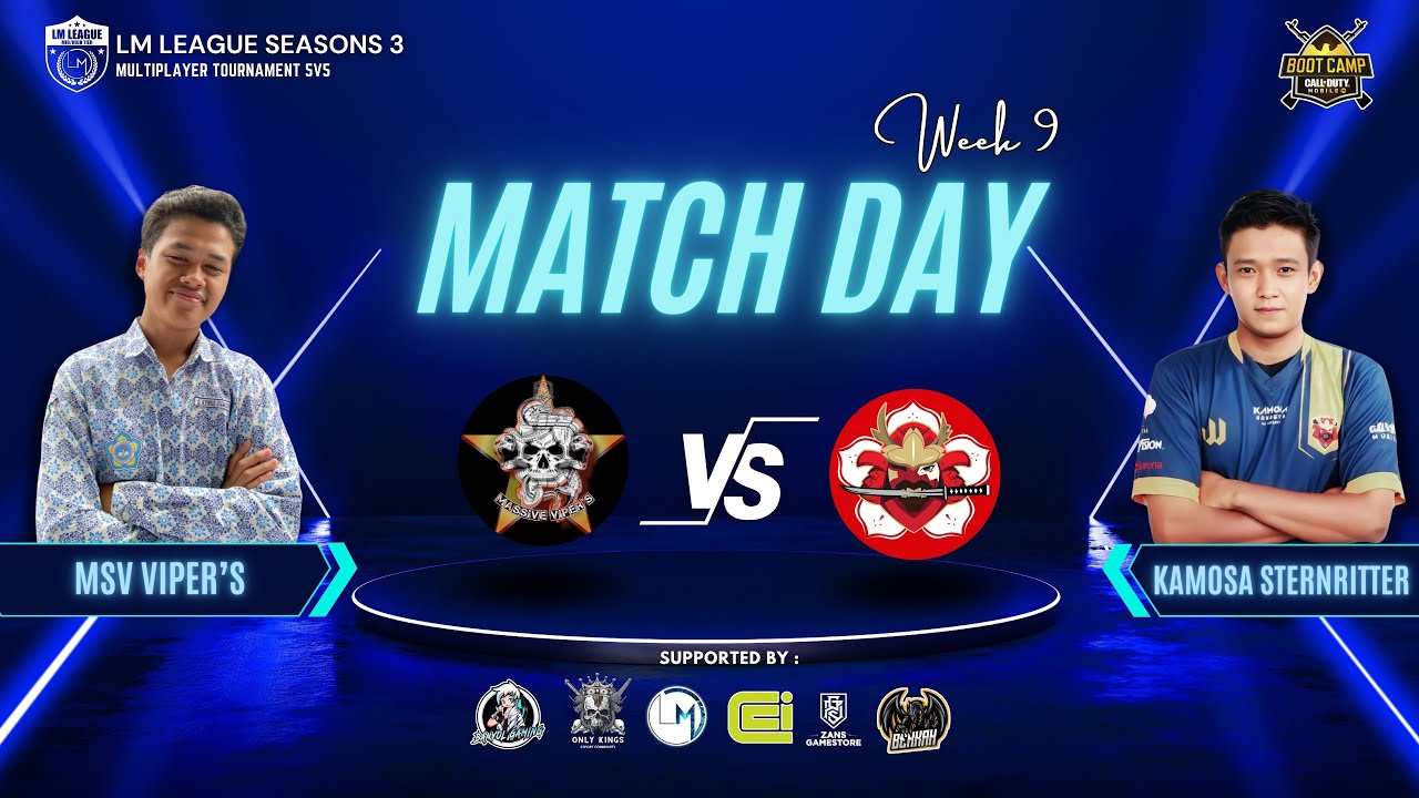 🔴 MATCH LM LIGA S3 WEEK 9 MSV VIPER'S VS KAMOSA STERNRITTER | GARENA ...