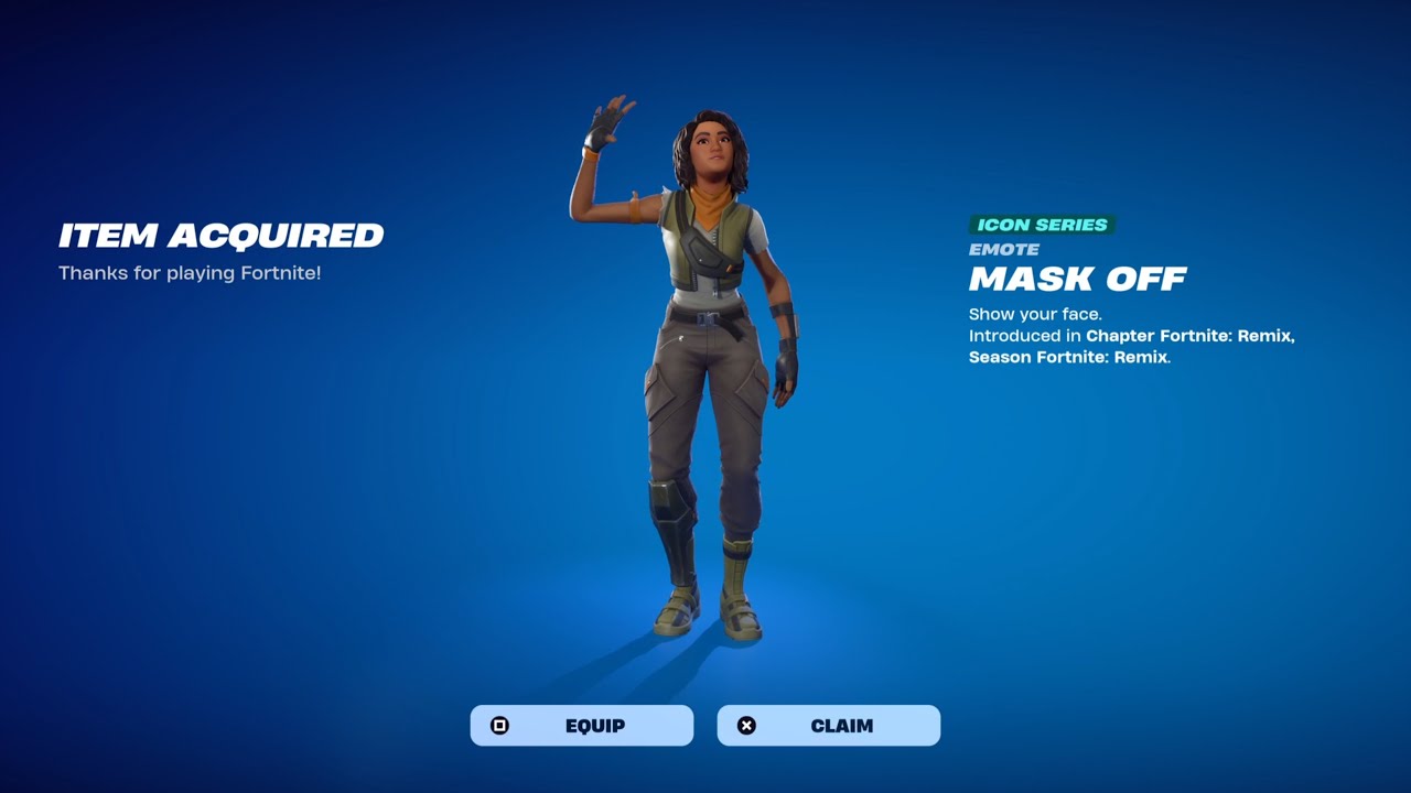 How To Get Mask Off Emote For FREE! (Fortnite) - YouTube