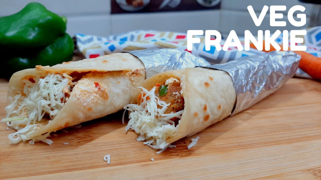 Veg Frankie | Veg Kathi Roll | Veg Frankie Roll - YouTube