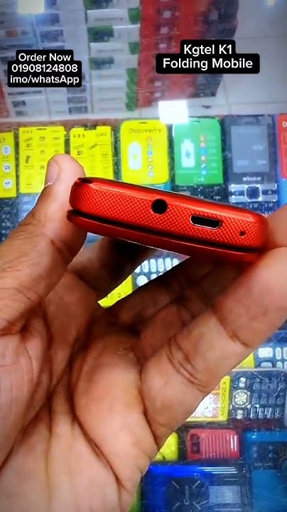 Kgtel K1 Folding Mobile Dual Sim New Intact Box ||| - YouTube