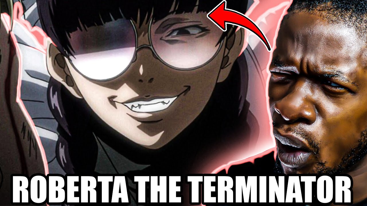 MOST GANGSTA ANIME CHARACTER EVER?! | ROBERTA THE TERMINATOR (REACTION ...