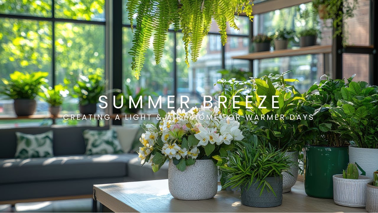 Summer Breeze: Creating a Light & Airy Home for Warmer Days - YouTube