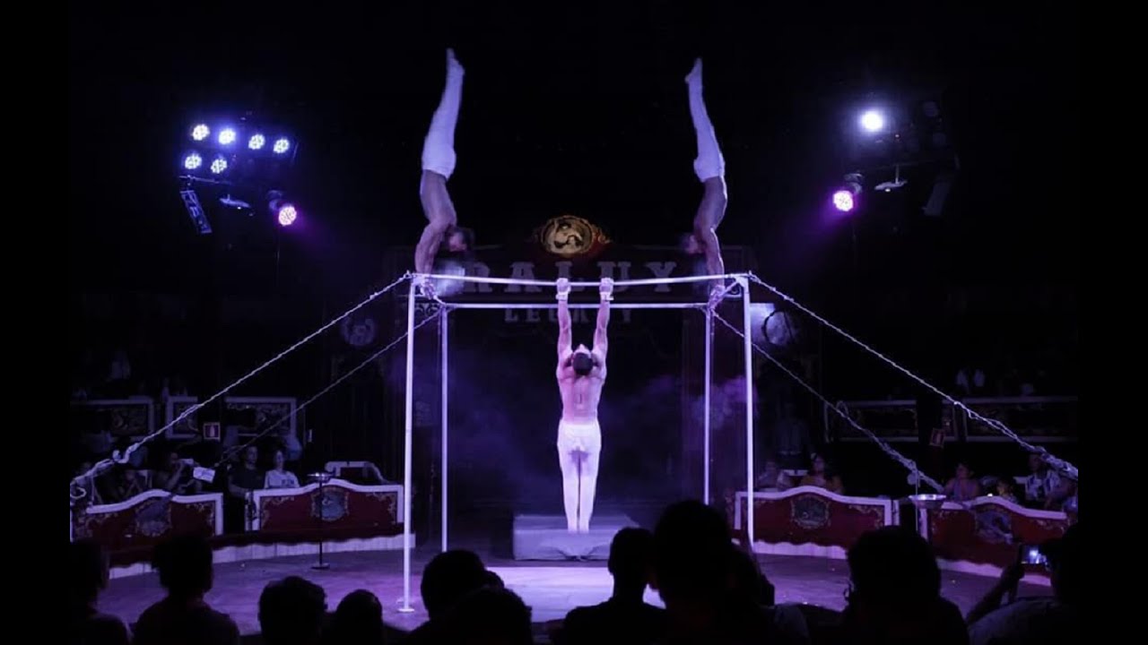 Trio Power. Horizontal Bars circus act - YouTube