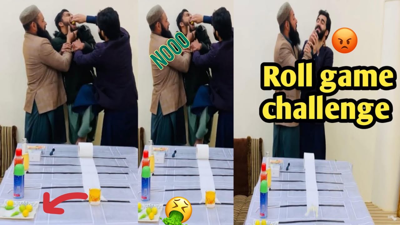Funny roll game challenge videos 🤣🤣da khanda video - YouTube