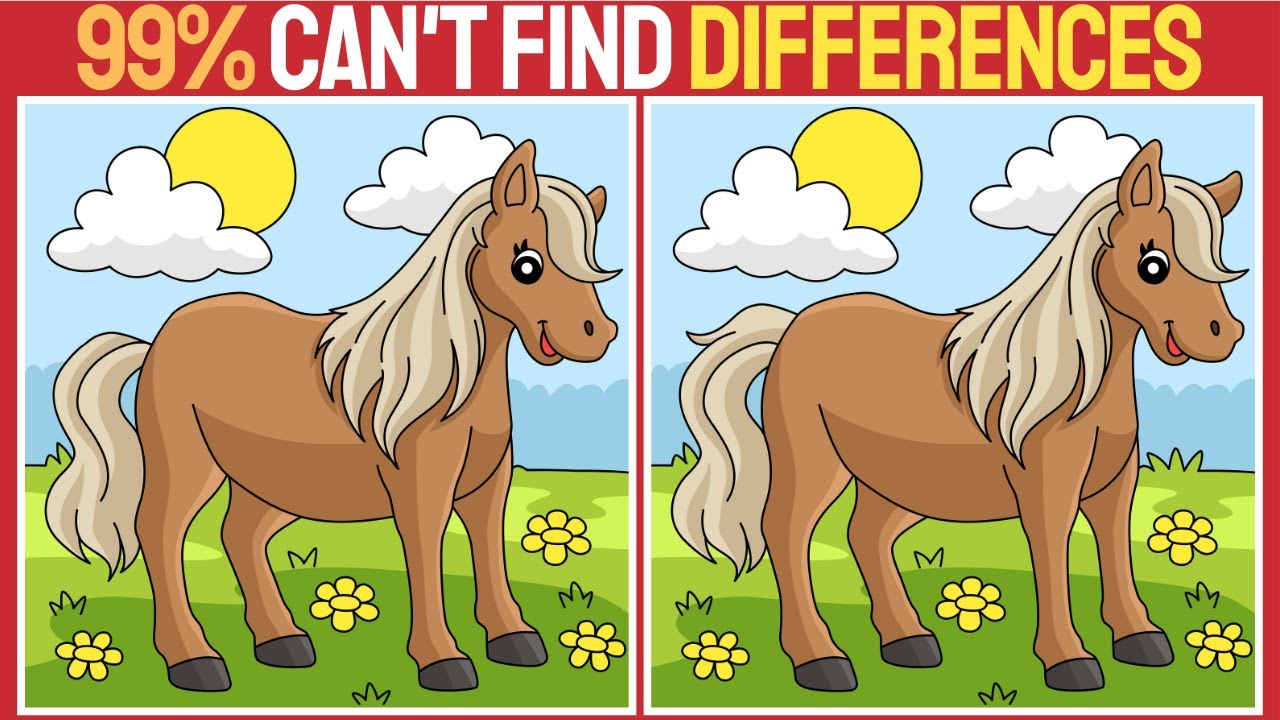 【Spot the difference】Genius can find differences! | Find 3 Differences ...