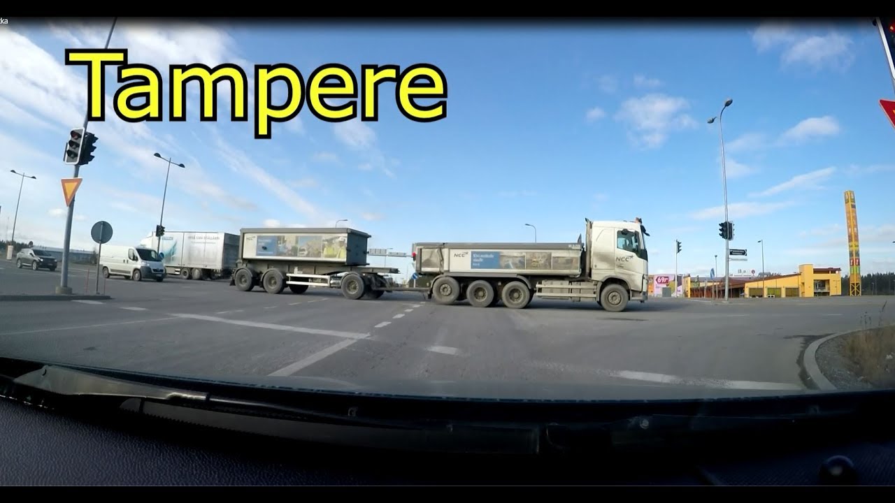 Lahdesjärvi ABC huoltoasema Tampere -Autoilu - YouTube