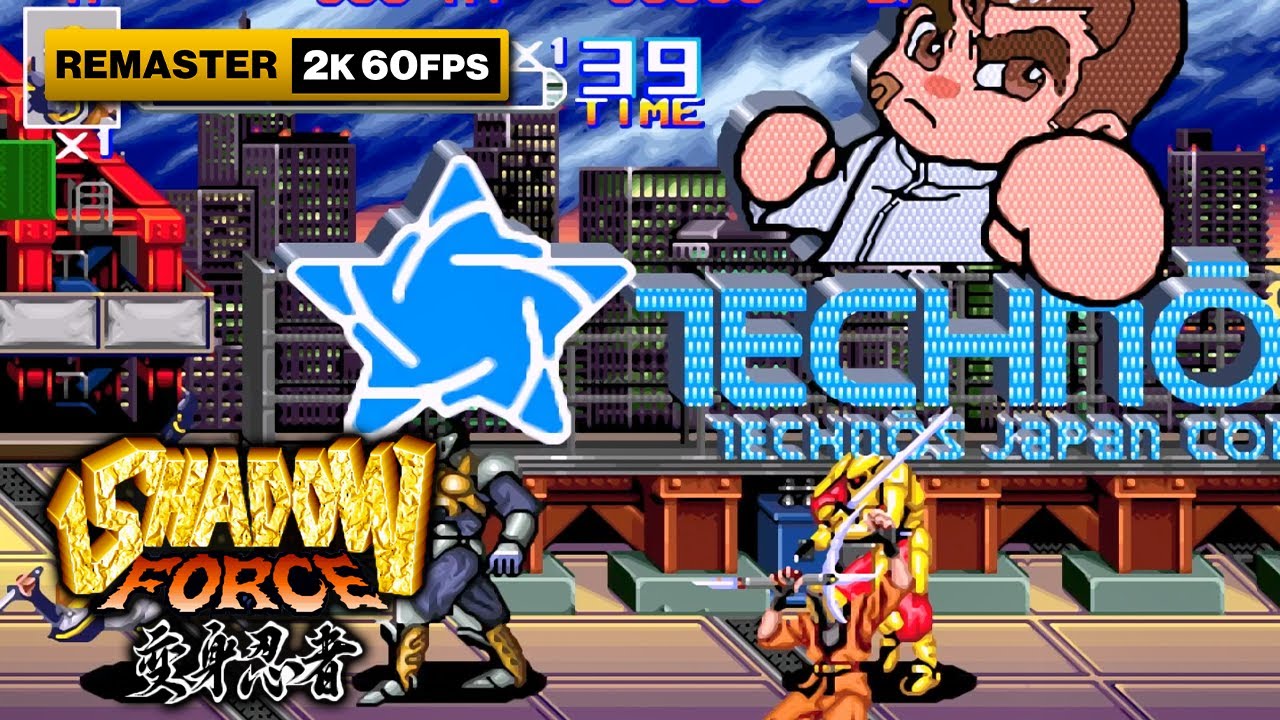 SHADOW FORCE 変身忍者 (Arcade) Longplay / Upscaling Remaster 60 FPS - YouTube