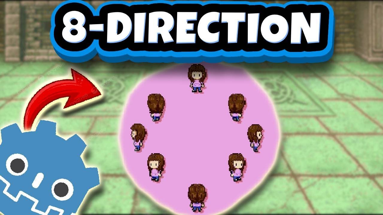 2D 8-Direction Isometric Movement in Godot 4.5+ in 7 minutes! - YouTube