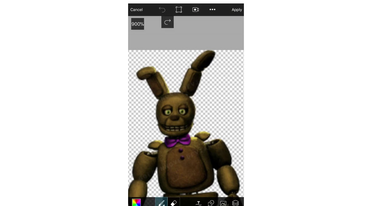 (FNAF Speed edit) Making withered Spring Bonnie - YouTube