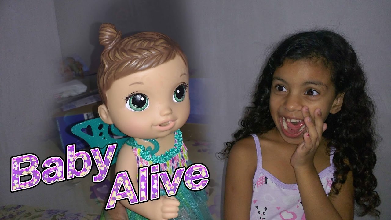 Ganhei Minha primeira Baby Alive - YouTube