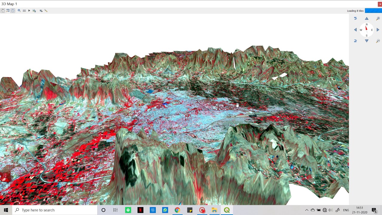 3D Visualization of DEM Aurangabad-Phulambri Tehsil from Sentinel-1 ...