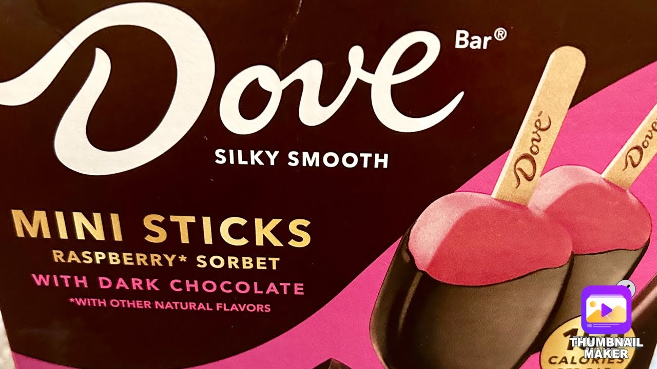 Dove Raspberry Sorbet with Dark Chocolate - YouTube
