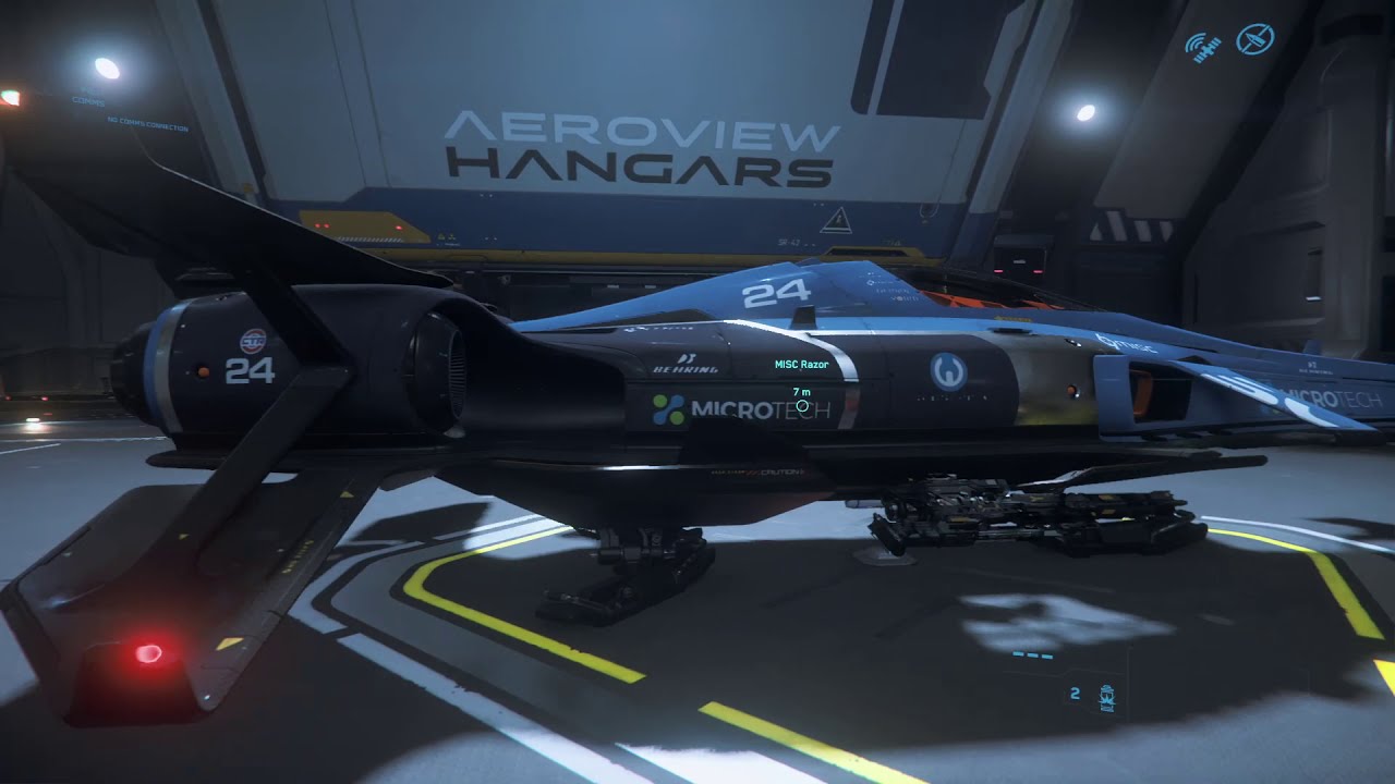 Star Citizen Flight Test MISC Razor - YouTube