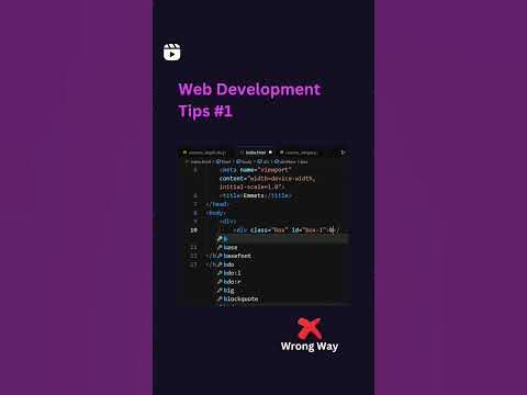 Wrong and right way to using html css box #css #html #youtube - YouTube