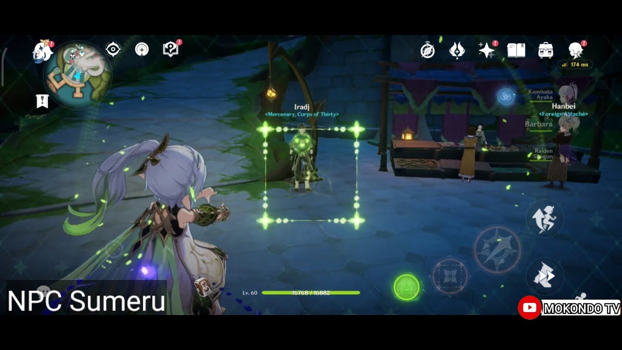 Genshin Impact 3.2 - Nahida elemental Skill can Read NPC Mind In Sumeru ...