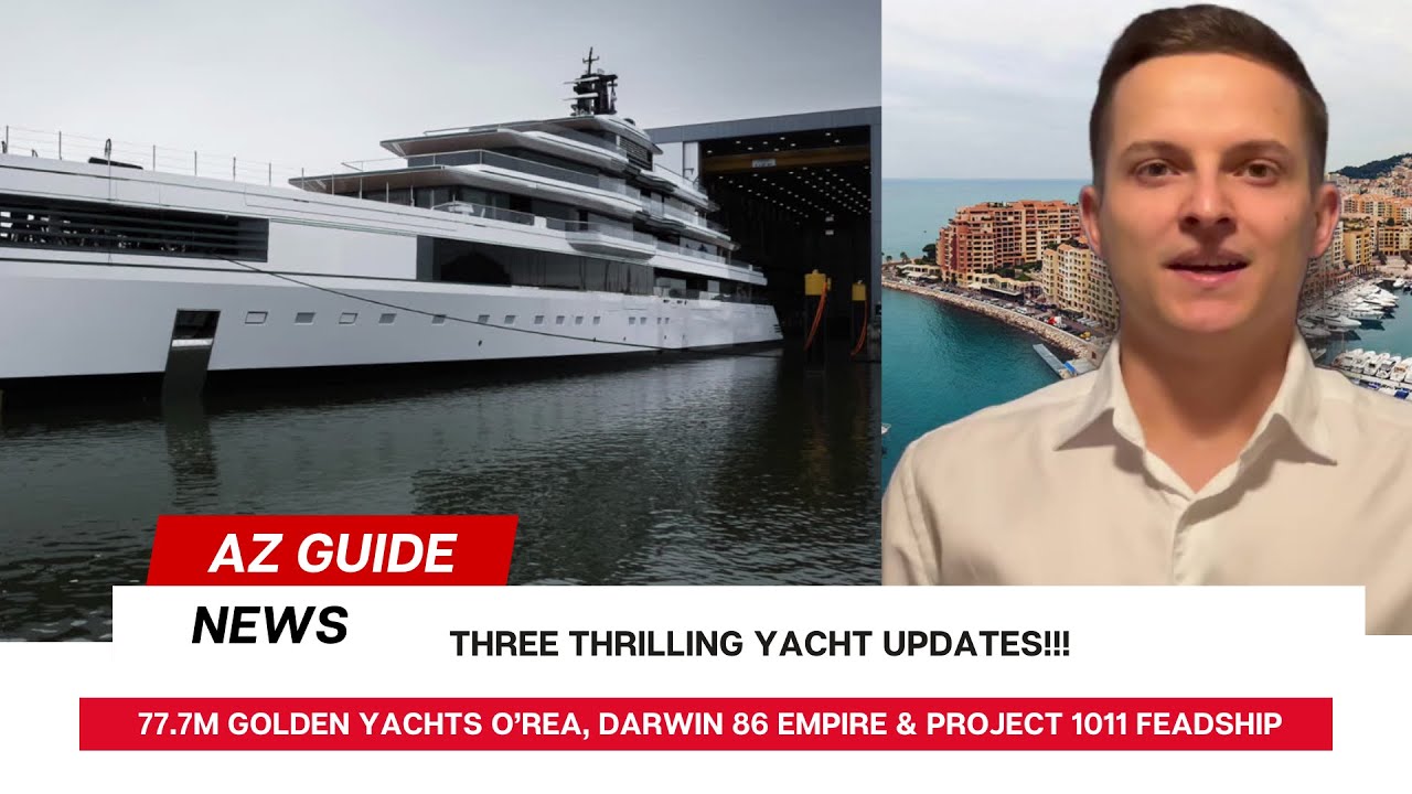 Dive into Luxury: 78m O'Rea, Darwin 86 Empire & Feadship Project 1011🛥️ ...