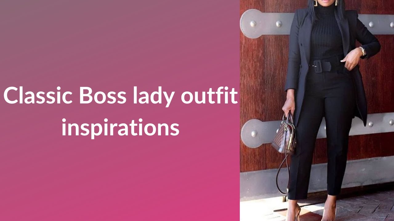 Boss lady outfit inspiration #fashion #fashionstyle - YouTube
