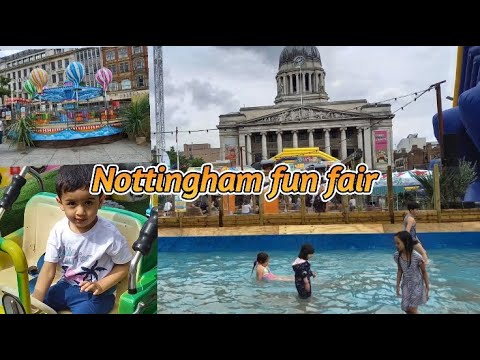 Summer Beach & Fun Fair At Nottingham Market Square || kids Enjoyed ...