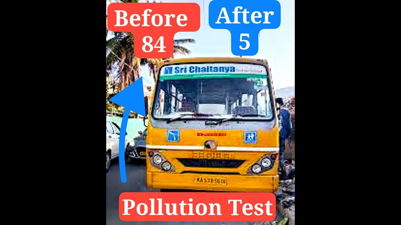 🚒 Live Pollution Report Before & After, School Buses Get Full Fitness ...