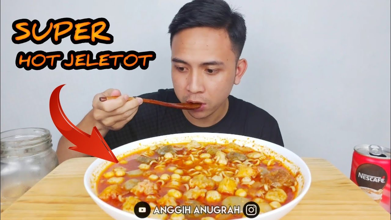 HOT JELETOT! MIE BASO ACI PORSI JUMBO - YouTube