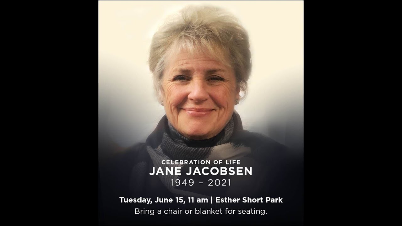 Jane Jacobsen - Celebration of Life - YouTube