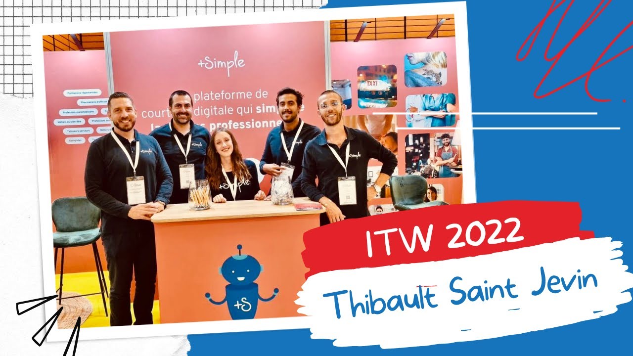 Interview de Thibault Saint Jevin, + Simple, Salon du crédit 2022 - YouTube