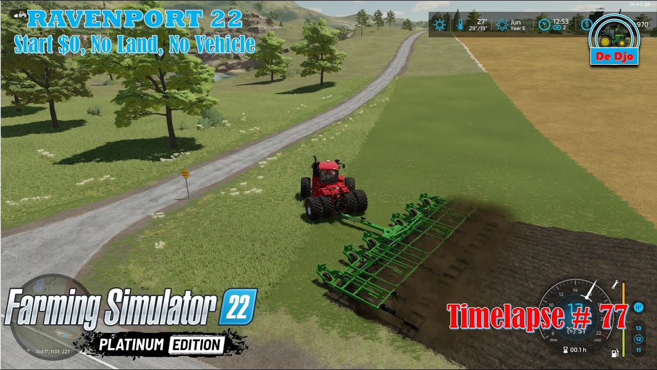 FS22 Ravenport 22 || Farming Simulator 22 || Start $0, No Land, No ...
