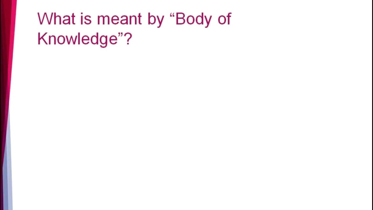 APM Body of Knowledge 6th edition - June 2013 - YouTube