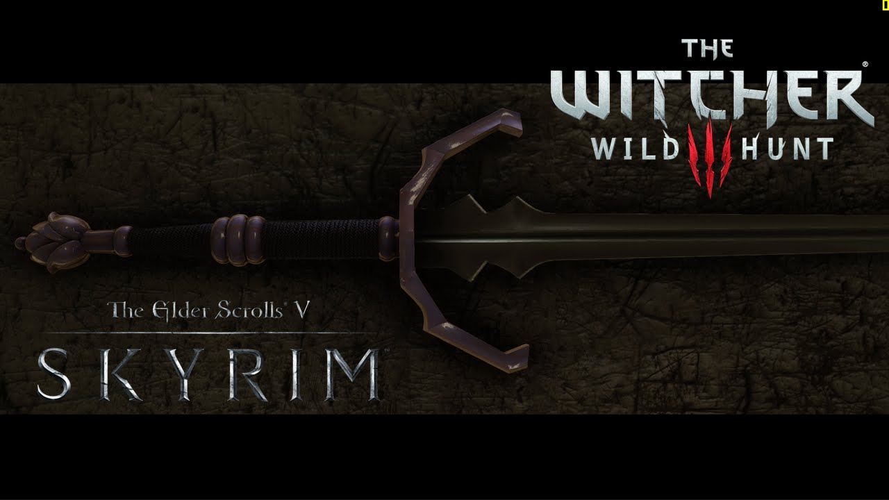 Skyrim Mod | The Witcher 3 Weaponry - YouTube