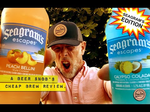 A Beer Snob's Cheap Brew Review of Seagram's Escapes Peach Bellini ...