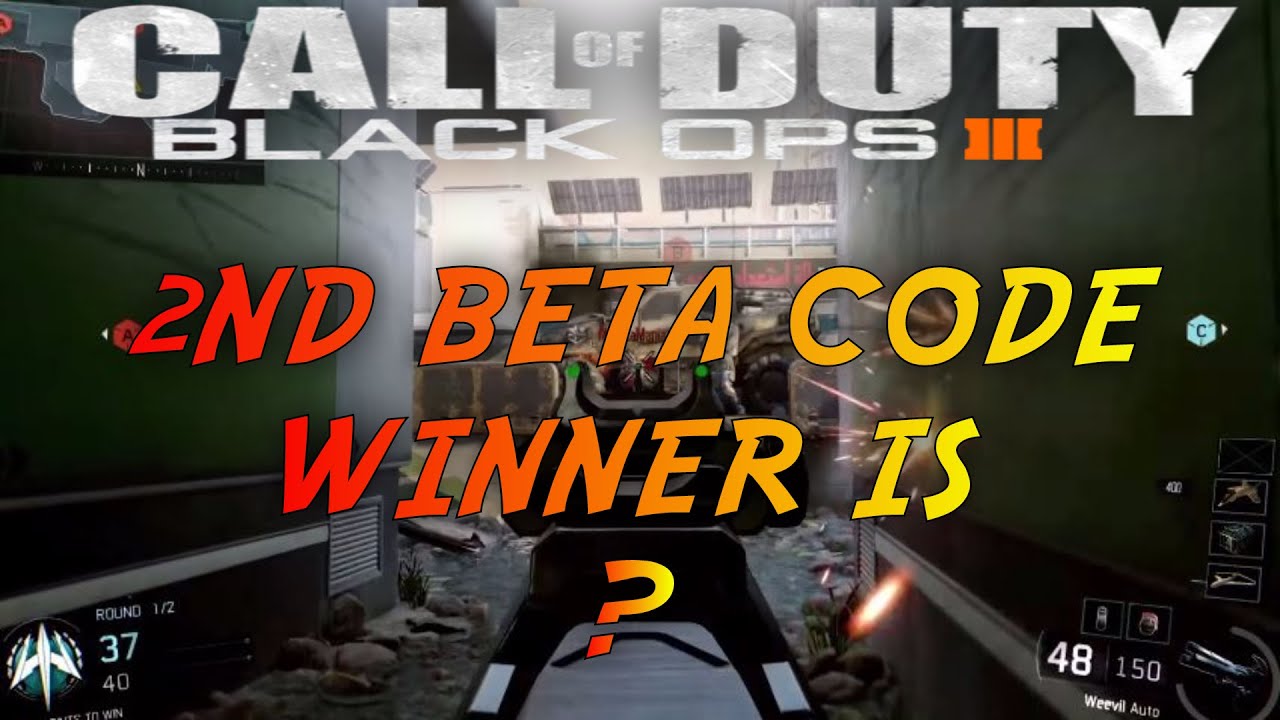 2ND BO3 BETA CODE WINNER IS? - YouTube