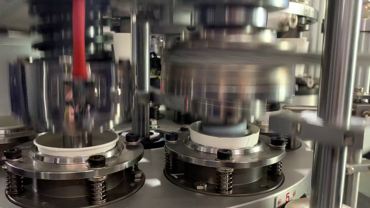 6 8oz cross side sealing paper cups by DEBAO-100S - YouTube