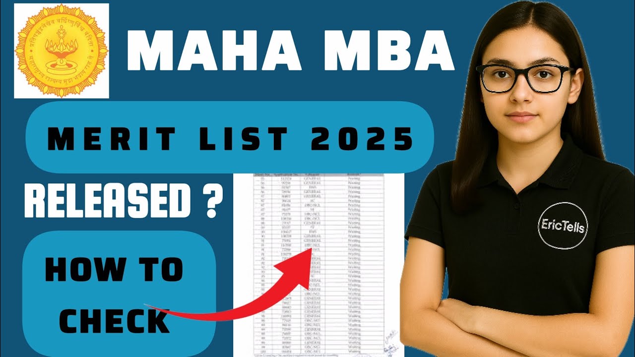 maharashtra mba merit list 2025 | how to check mahacet mba merit list ...