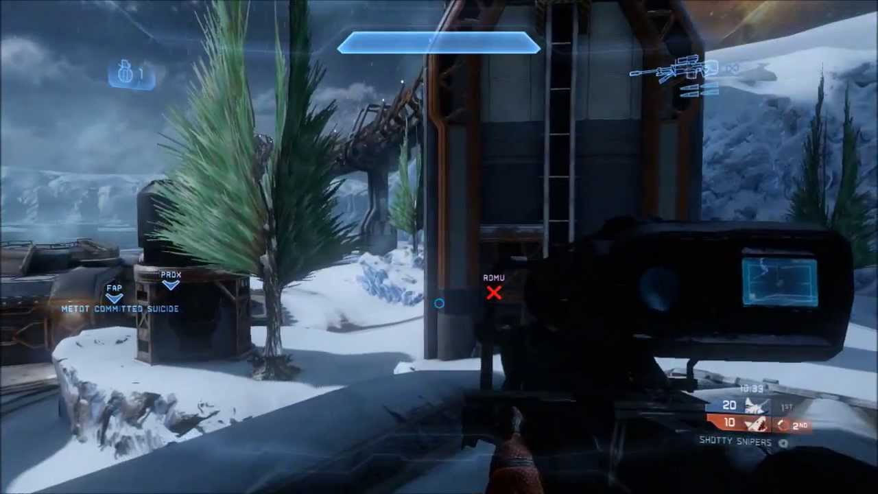 Halo 4 Multiplayer Team Snipers - YouTube