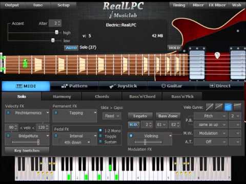 MusicLab RealLPC Demonstration Track - Keyboard Improv - YouTube
