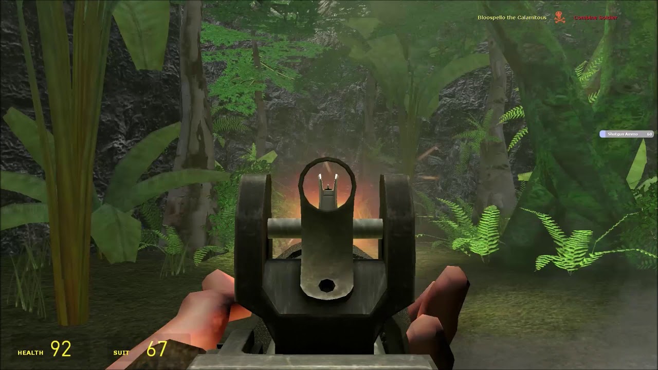 Garry's Mod - Jungle Combine Combat! - YouTube