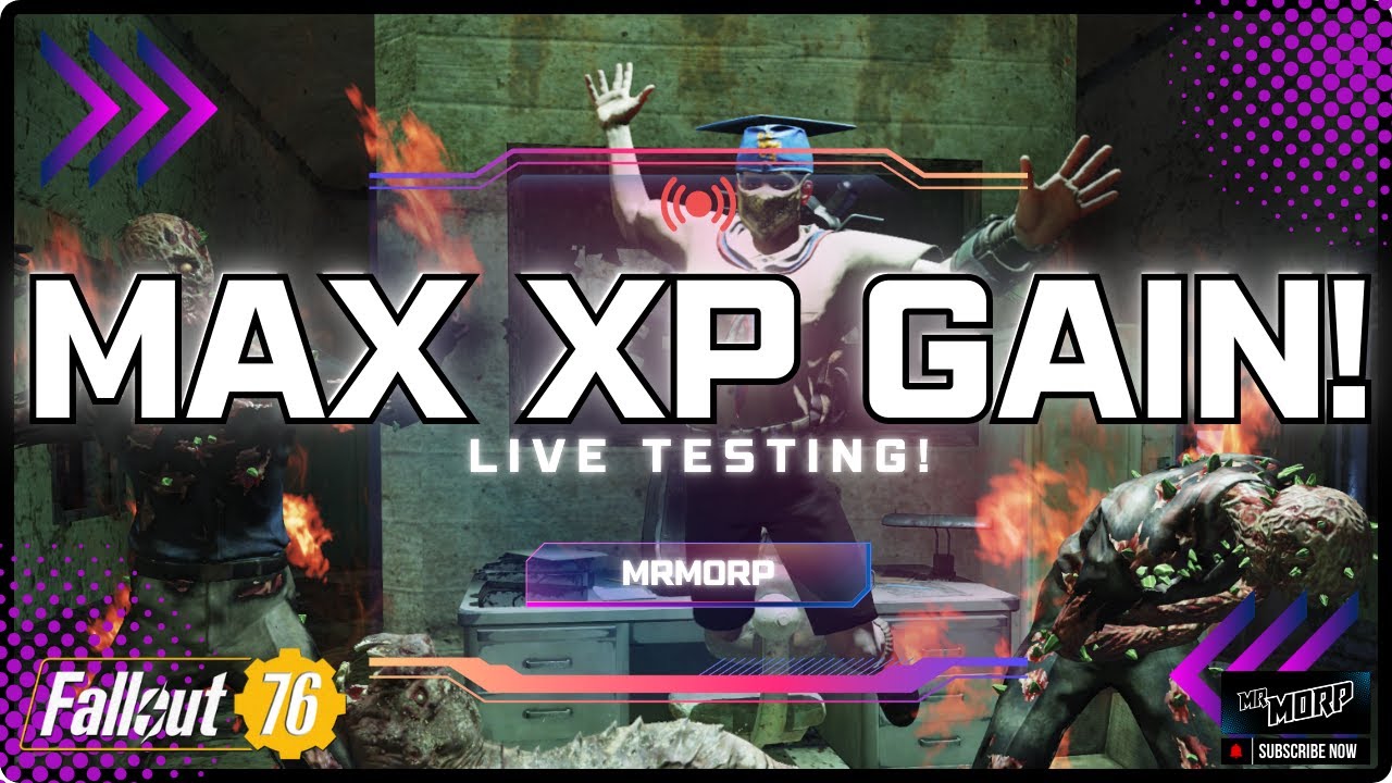 New Max XP Build! | Fallout 76 | Testing Stream - YouTube
