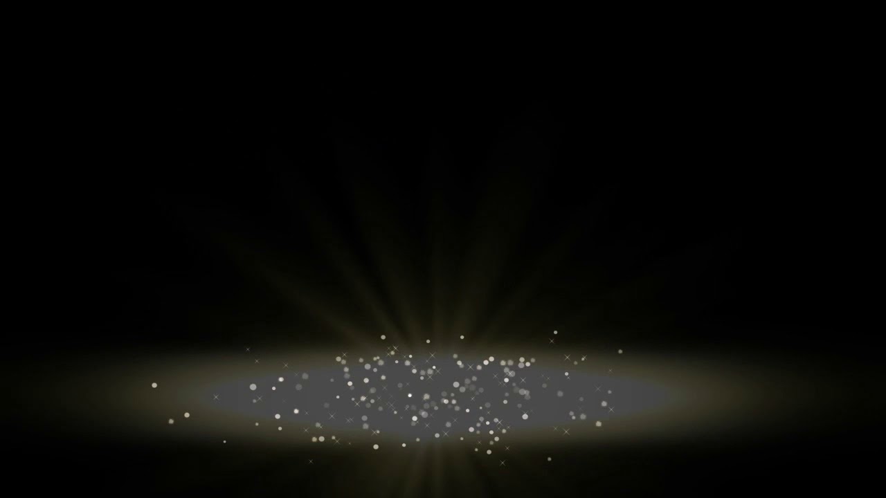 MAGIC SPARKLES BLACK SCREEN EFFECT - YouTube